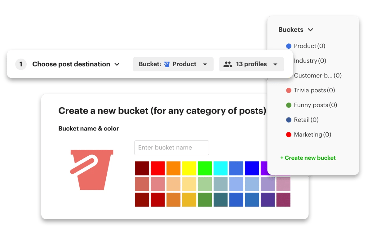 Categorize: Classify your posts into topic-based buckets